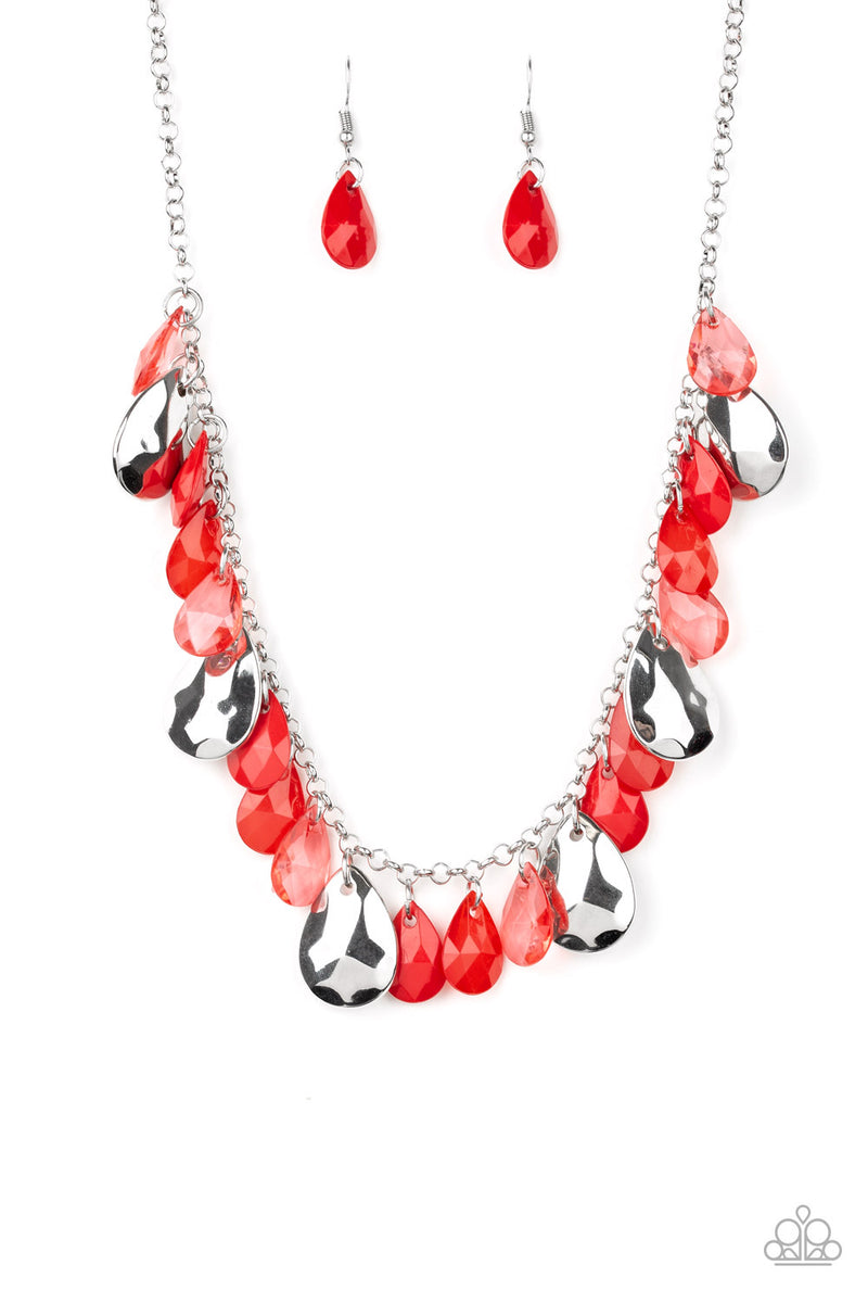 Paparazzi Hurricane Season - Necklace Red Box 59 – Cynthia’s Dazzling ...