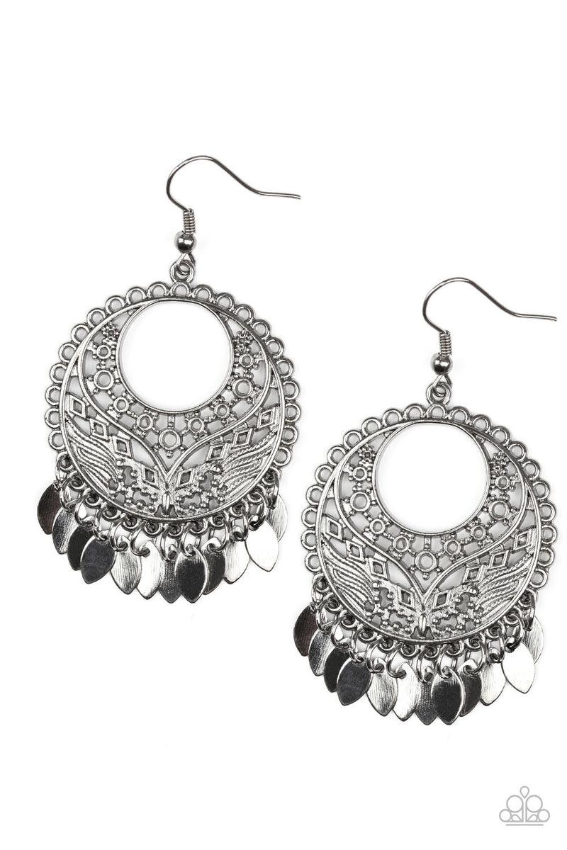 Paparazzi Far Off Horizons - Earrings Black Box 37 – Cynthia’s Dazzling ...