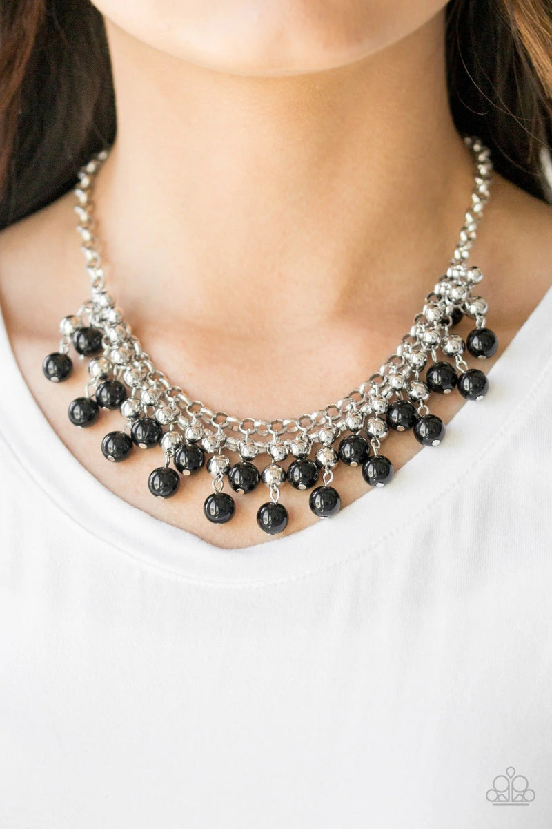 Paparazzi Friday Night Fringe - Necklace Black Box 44 – Cynthia’s ...