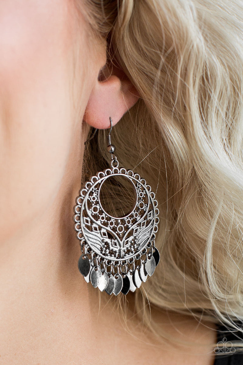 Paparazzi Far Off Horizons - Earrings Black Box 37 – Cynthia’s Dazzling ...