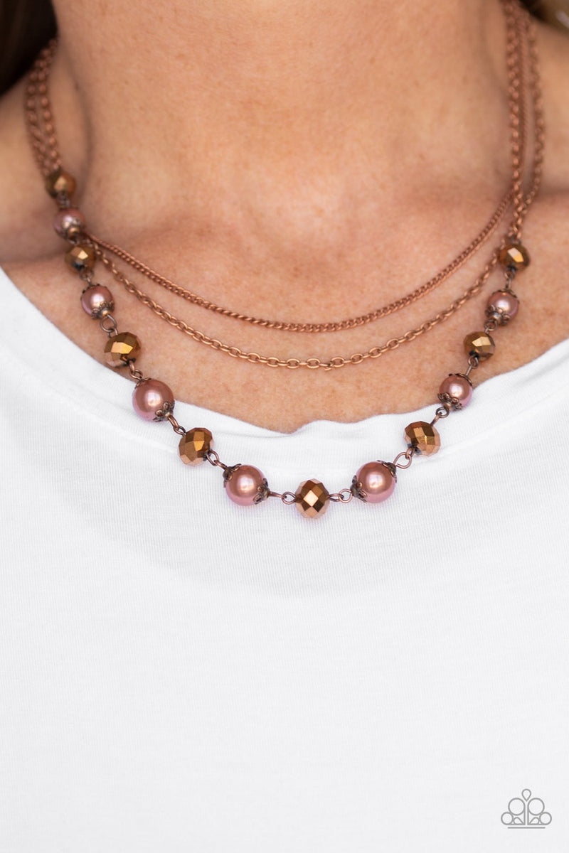 Paparazzi Tour de Demure - Necklace Copper Box 87 – Cynthia’s Dazzling ...