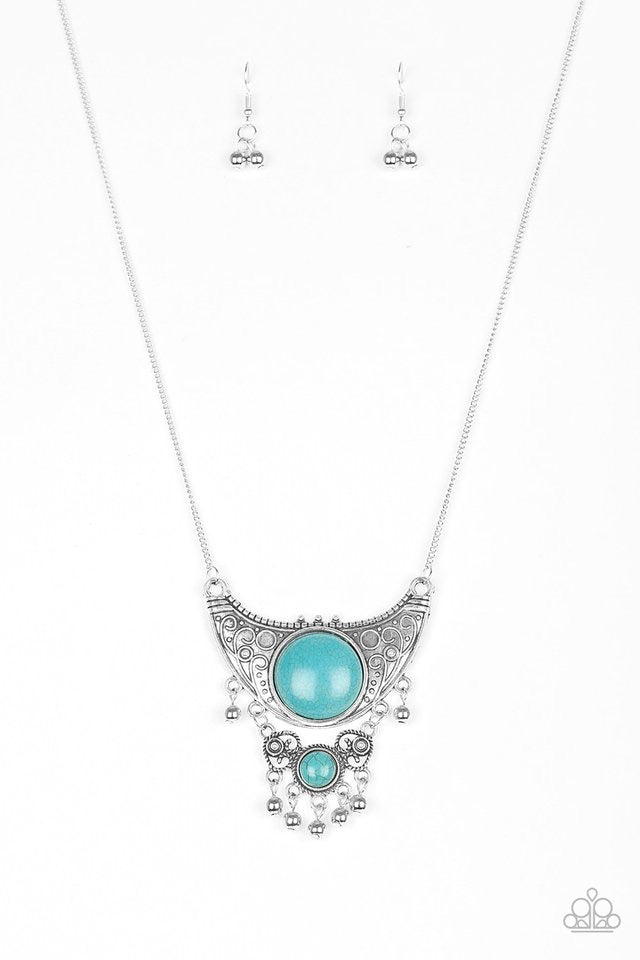 Paparazzi Summit Style - Necklace Blue Stone Box 13 – Cynthia’s ...