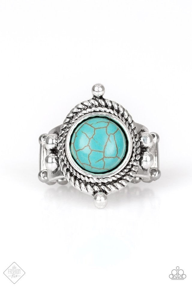 Paparazzi Prone To Wander - Ring Blue Stone Box 13 – Cynthia’s Dazzling ...